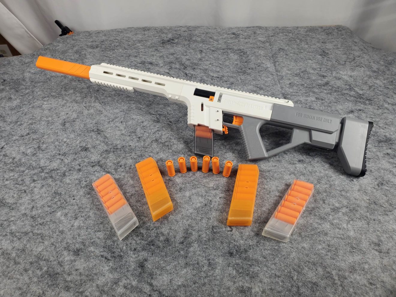 Kirin – Bolt Action Blaster – First Injection Molded – Shellington Labs